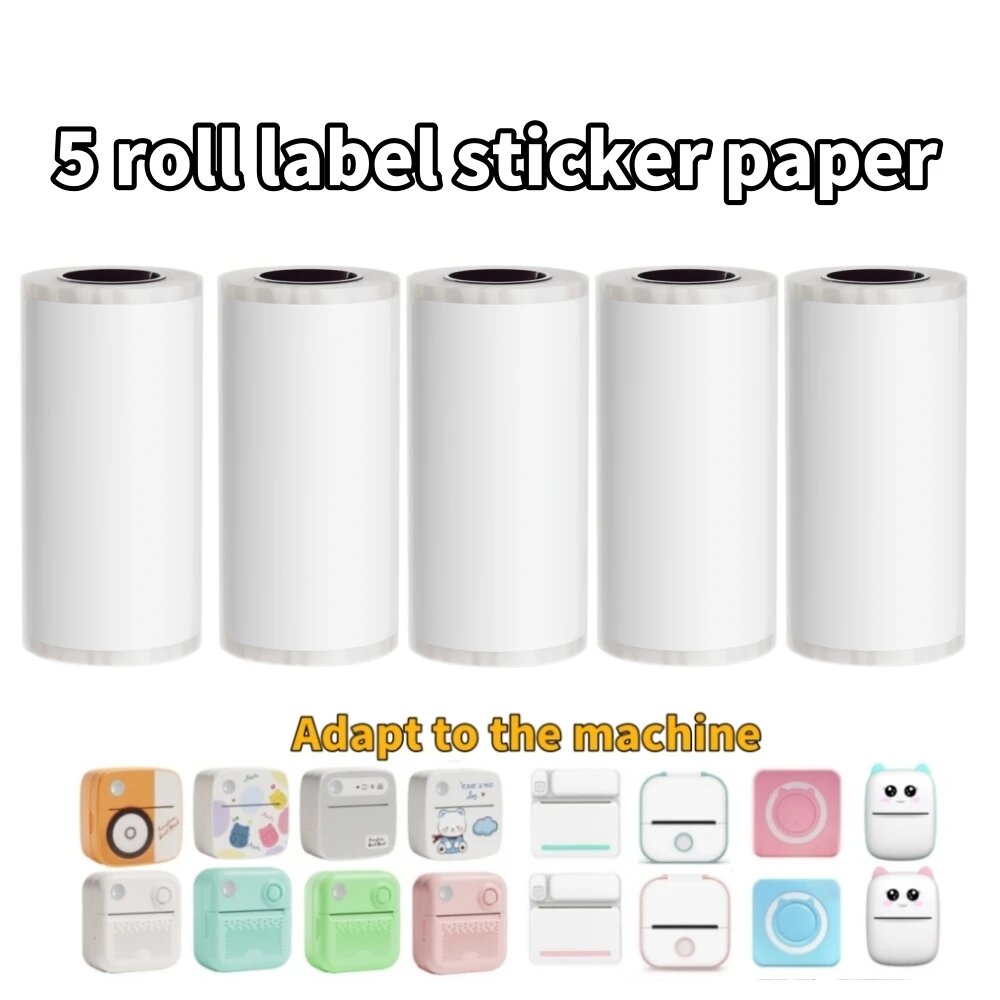 Dolewa D8 Портативный принтер Термальная бумага Наклейки Бумага Мини-принтеры Этикетки Принтер для фотопечать на подарок