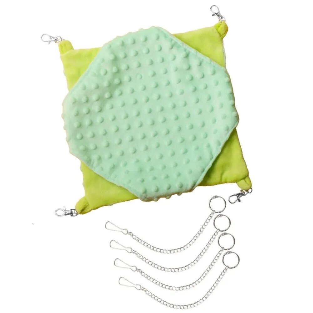 Подвесное гнездо для гамака-планера Honey bag с аксессуарами на цепочке-Зеленый-S