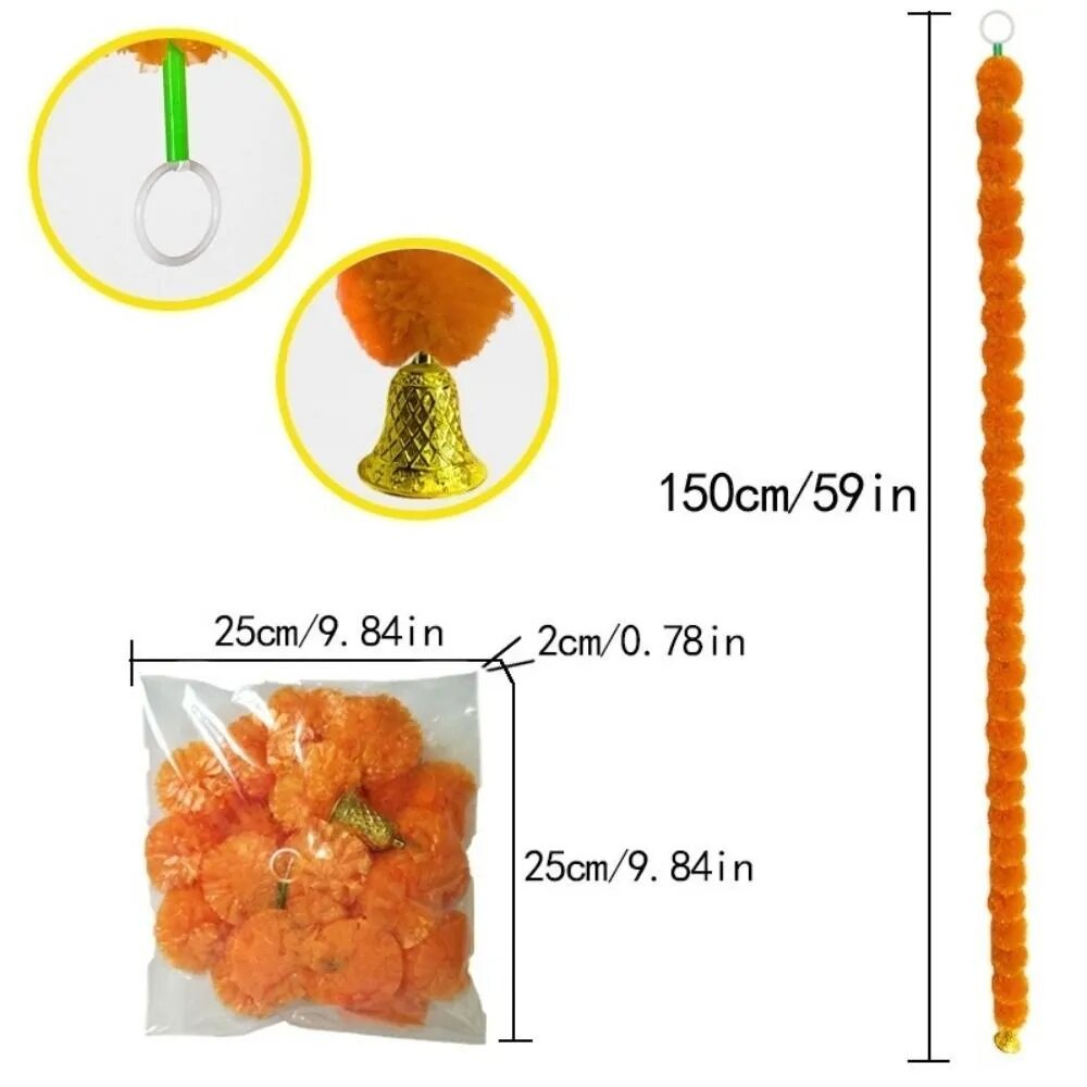 Гирлянда из бархатцев