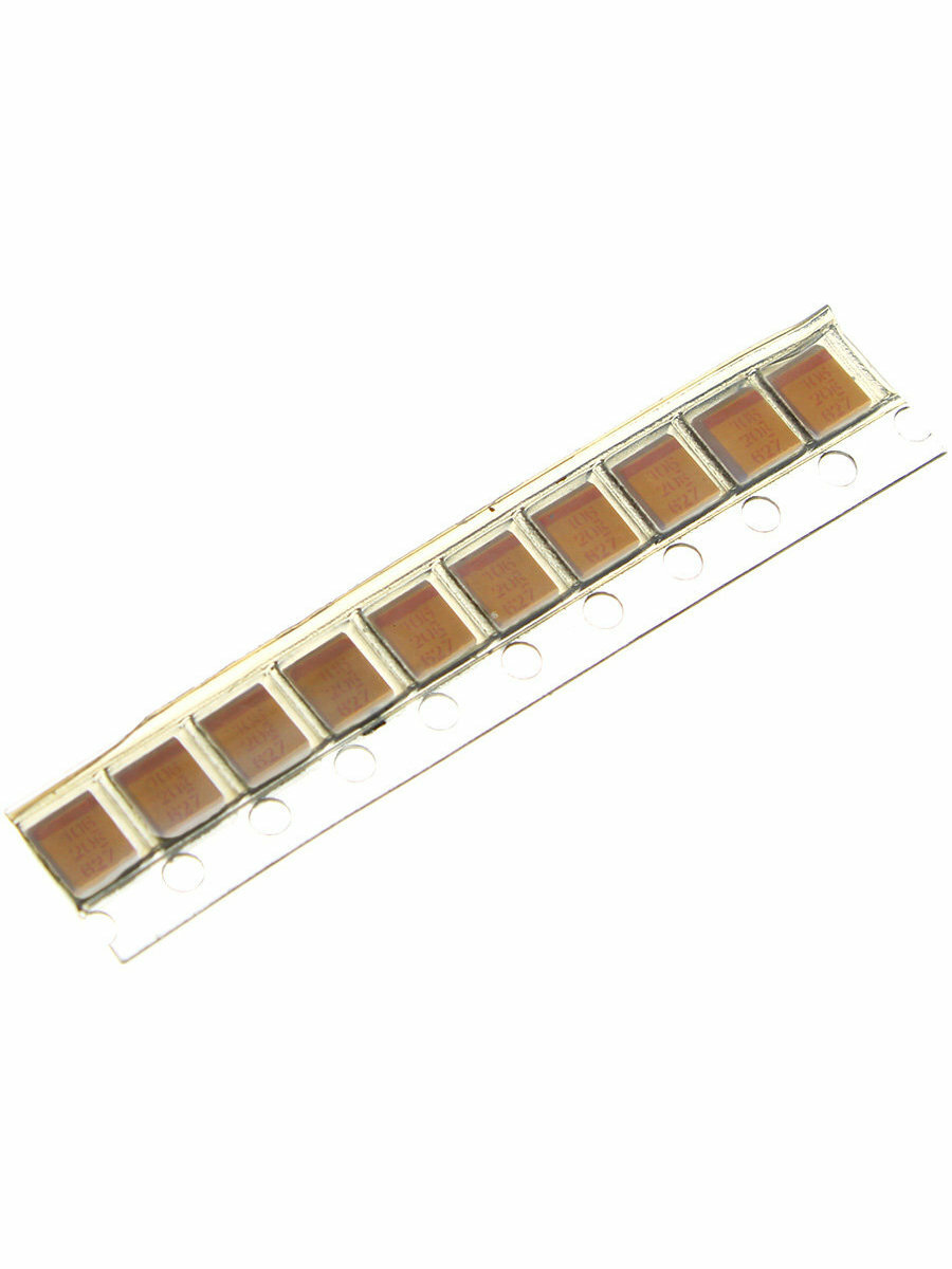 Танталовый конденсатор SMD 10мкФ 20В 10шт Kemet T491B106K020AT