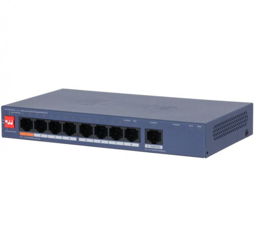 Коммутатор облачный Dahua DH-CS4009-8ET1GT-60 8-портовый PoE 8 RJ45