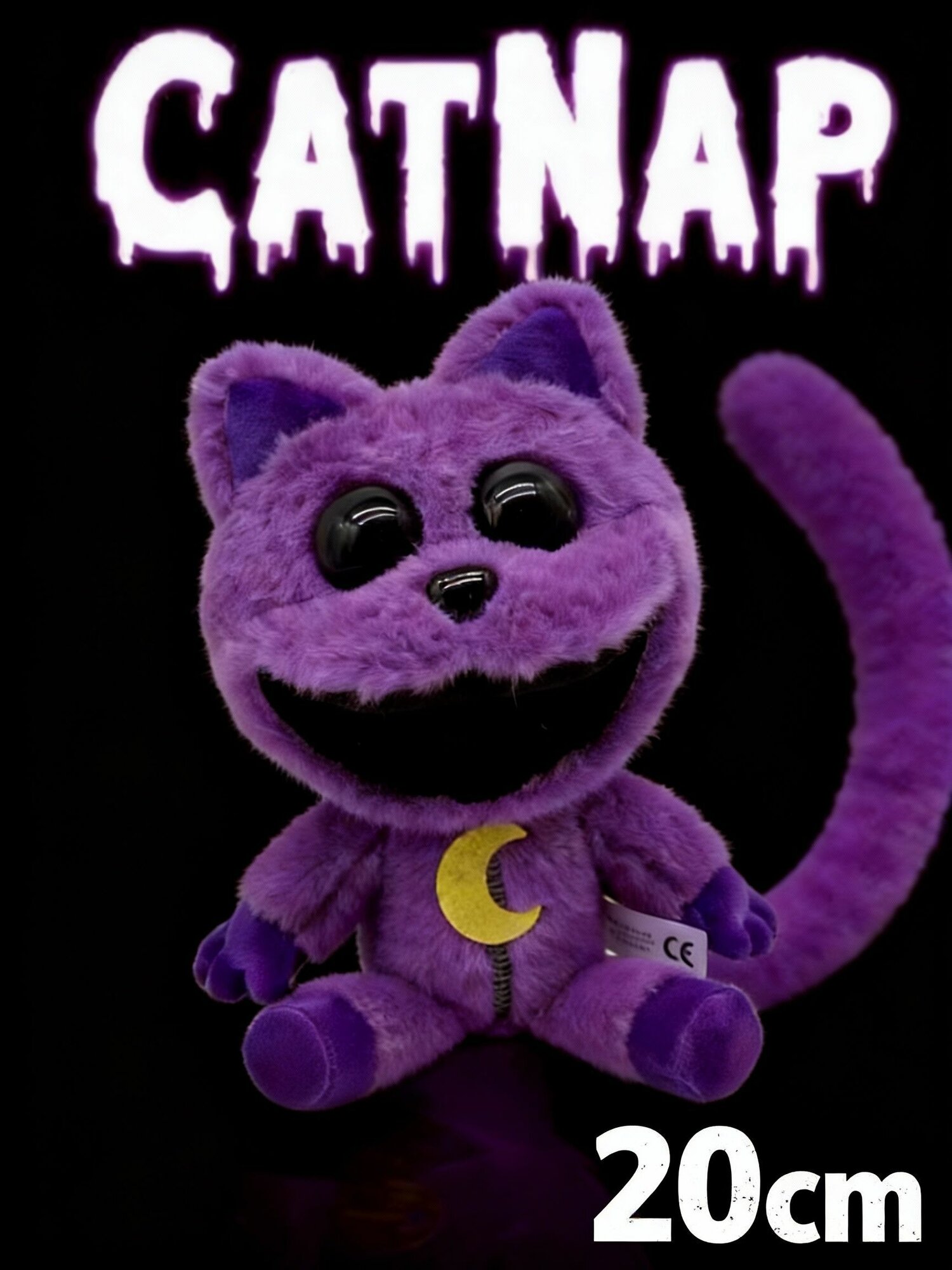 Poppy Playtime CatNap Улыбающийся зверёк 20-cm плюшевая игрушка