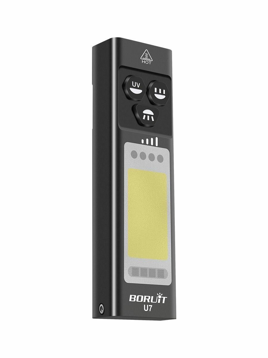 Яркий фонарик BORUiT U7