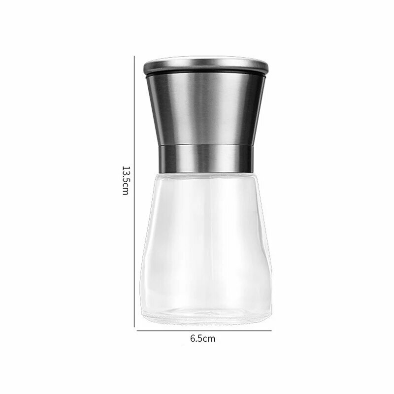 Ручная мельница для соли и перца из нержавеющей стали S Stainless silver