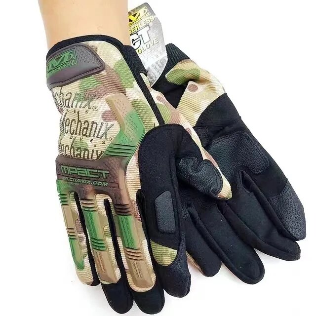 Тактические перчатки из полиэстера для велоспорта M, Camouflage gloves2
