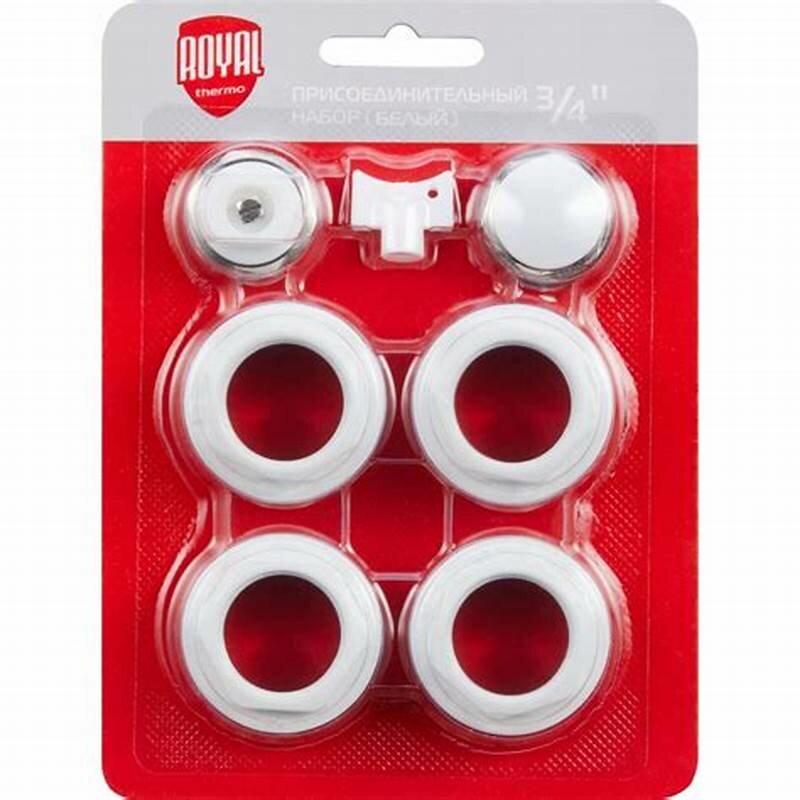 Набор присоединительный Royal Thermo, 3/4", white