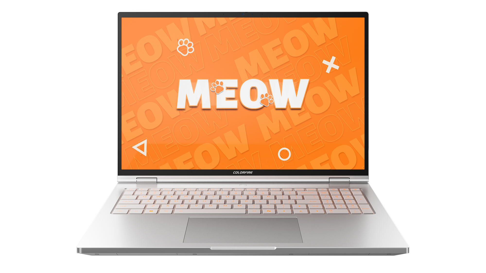 COLORFIRE MEOW R16 UItra 16" Ноутбук, AMD Ryzen 9 9850HX, NVIDIA Geforce RTX 5060 8G, RAM 16 ГБ, 1TБ SSD, Win11, белый