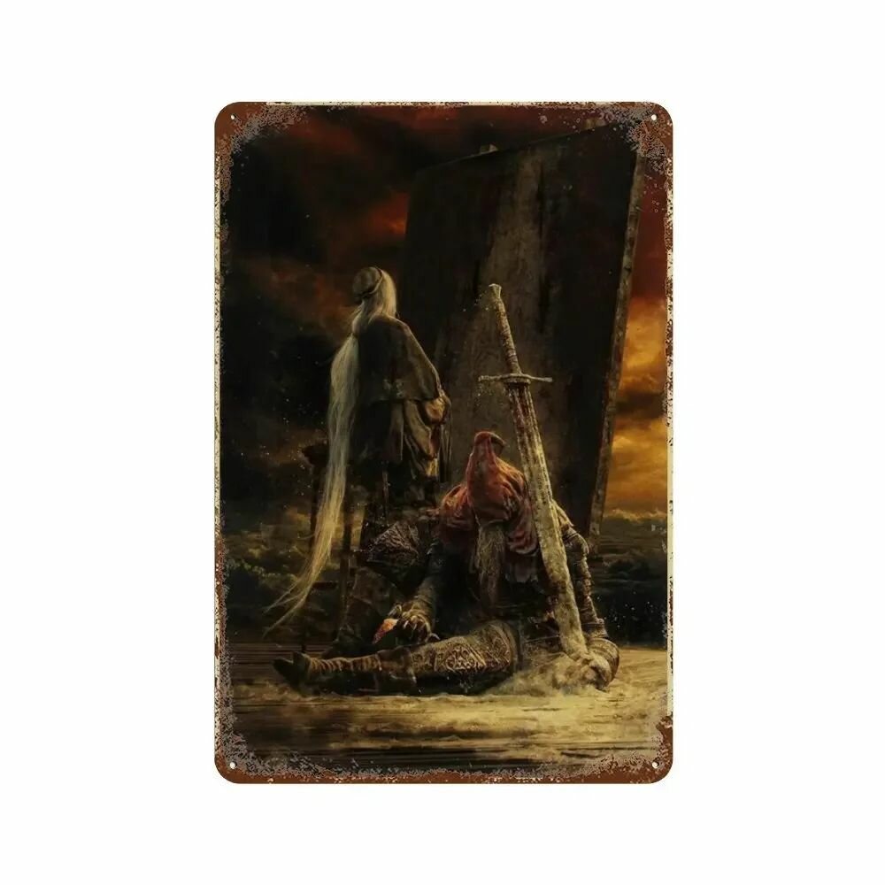 Винтажная серия постеров, металлические алюминиевые таблички, коллекция для фанатов игр, ретро-декоративные пластины для украшения стен игровой комнаты дома.