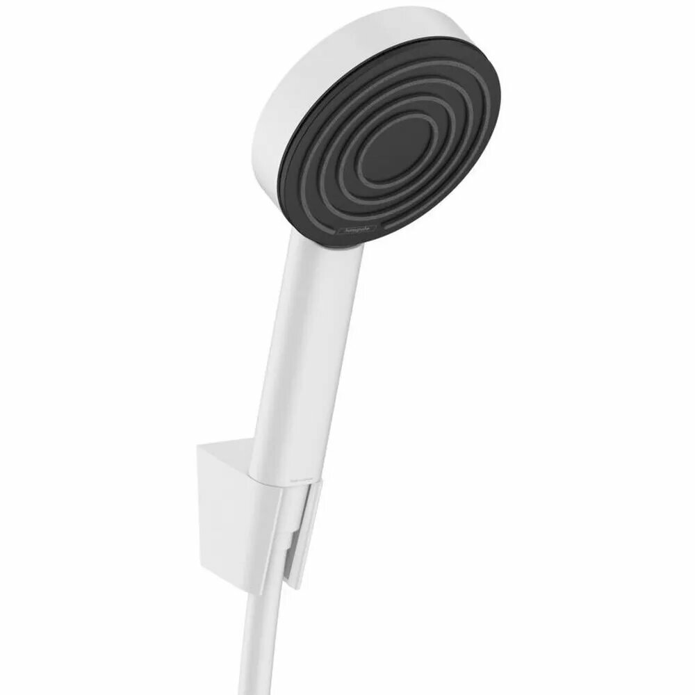 Душевой набор с держателем Hansgrohe Pulsify 1 режим струи 24301700 белый матовый