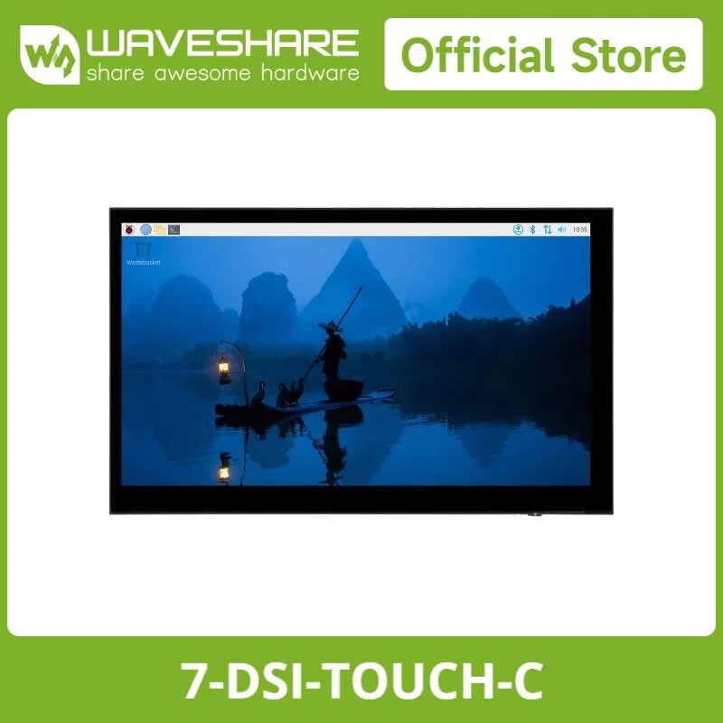 Waveshare 7-дюймовый сенсорный дисплей DSI для Raspberry Pi