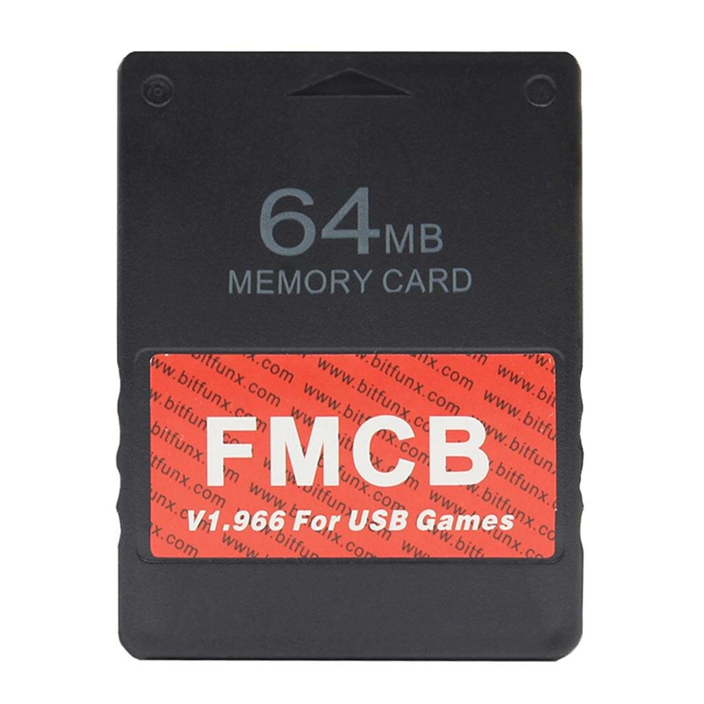 Карта памяти FMCB 8MB-64MB + USB-видеоадаптер для PS1, 64MB