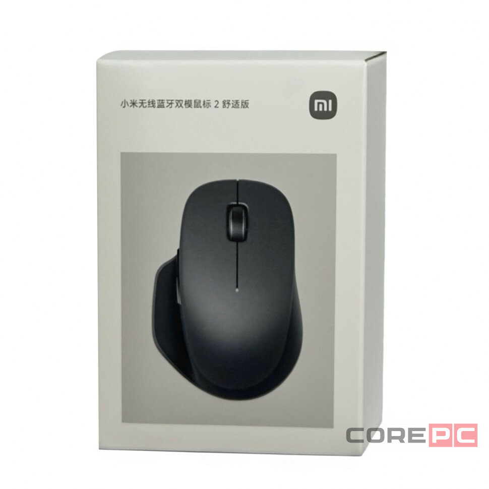 Мышь беспроводная Xiaomi Mi Mouse Wireless Bluetooth Dual Mode 2 Comfort (XMSMSB01EYM) черная