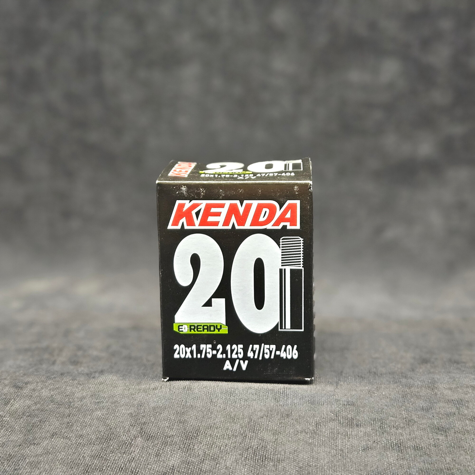 Камера велосипедная Kenda, 20x1.75-2.125", 32 мм, тип ниппеля - schrader (автомобильный)