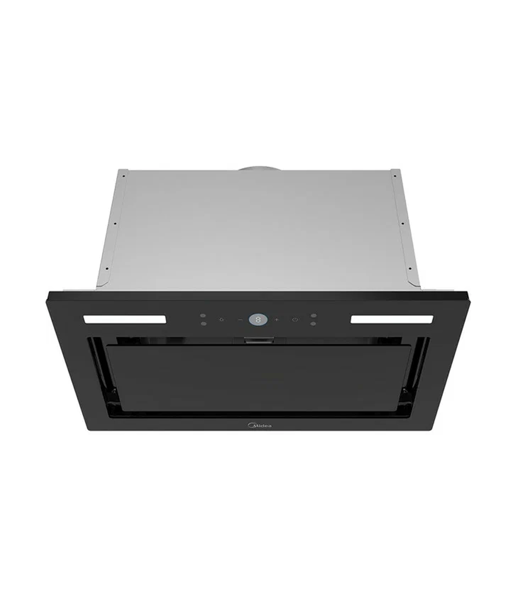 Встраиваемая вытяжка Midea MH60I530GB, 2 скорости, LED-освещение, чёрная