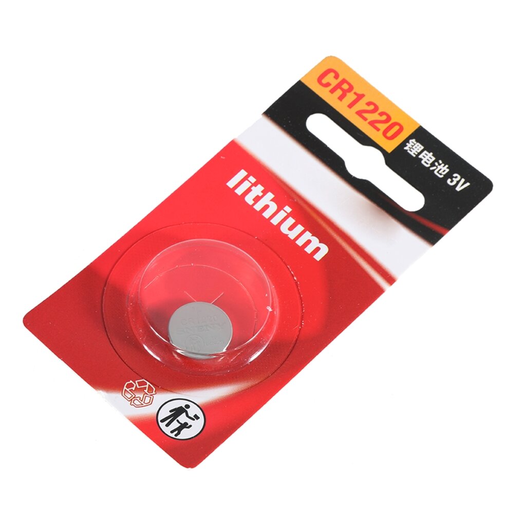 Long Last CR1220 Coin Cell Battery CR1220 3V Литиевая Батарея Кнопочный Элемент для Часов, Электронных Калькуляторов Battery
