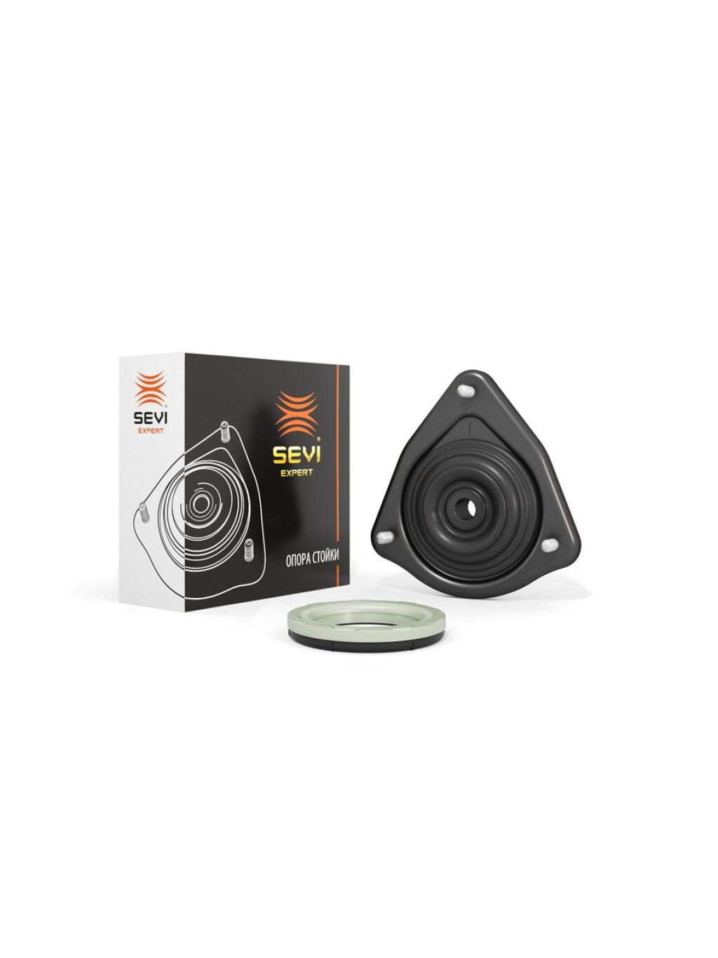 Опора поворотная для а/м ВАЗ 2190 (с ЭУР) в сборе "сэви-эксперт" (волог. подшипник)