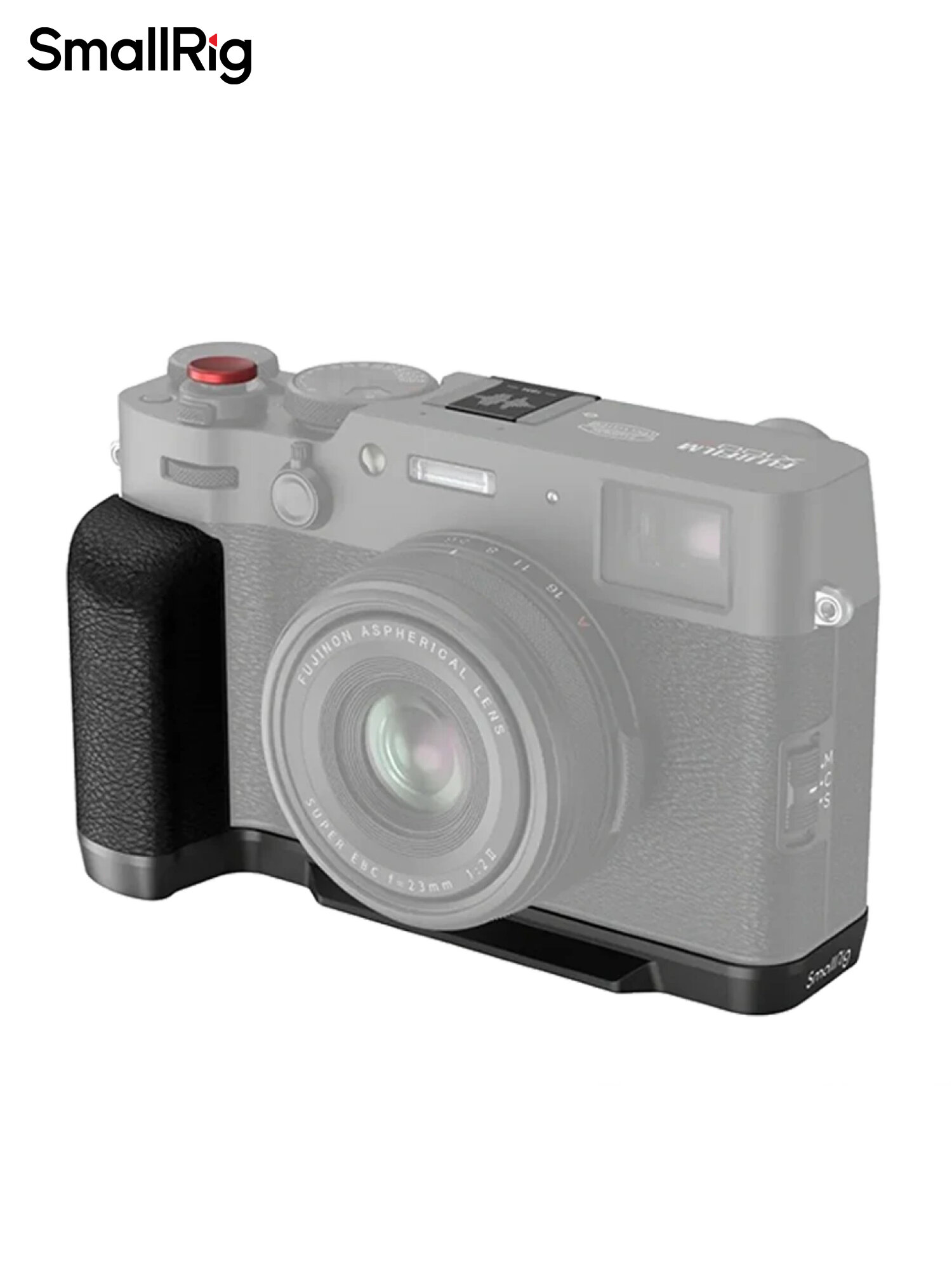 Площадка с рукояткой SmallRig Silicone для Fujifilm X100VI / X100V Чёрная