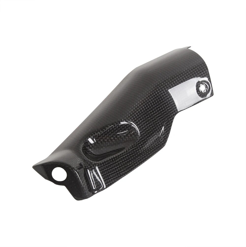 MOTO4U для Ducati Desert X 2022, крышка из углеродного волокна, глушитель выхлопной трубы, теплозащитный экран, глянцевая модификация мотоцикла Gloss Plain