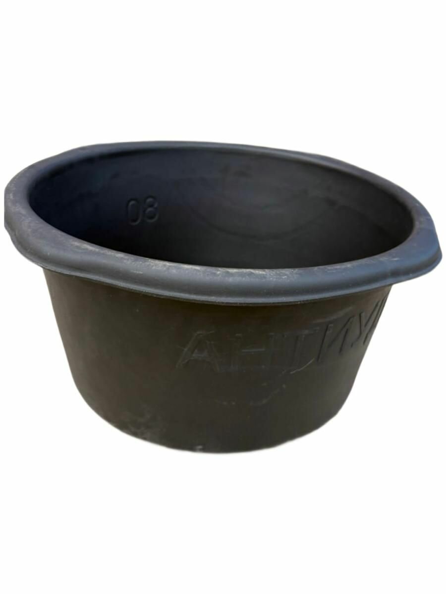 Корыто круглое большое антиударное 80 л, диаметр 65см, высота 33 см