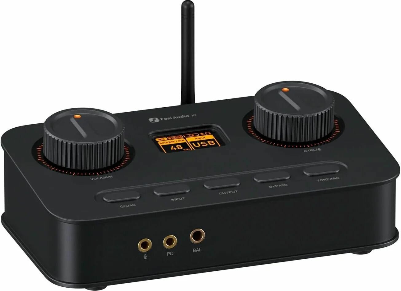 Fosi Audio K7, черный, стационарный усилитель и ЦАП