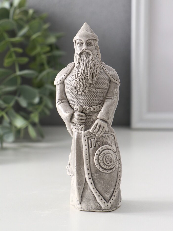 Фигурка славянский бог «Перун», 13×5×4.5 см, серая