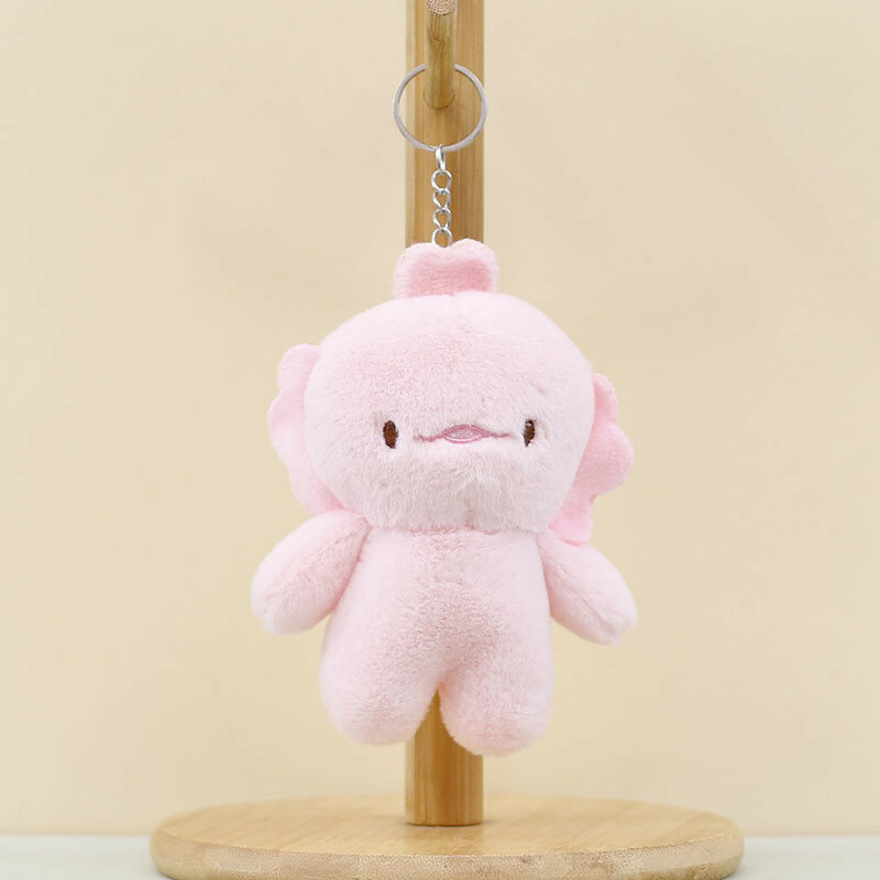 Плюшевые брелоки с милыми животными: скат, краб, осьминог, динозавр