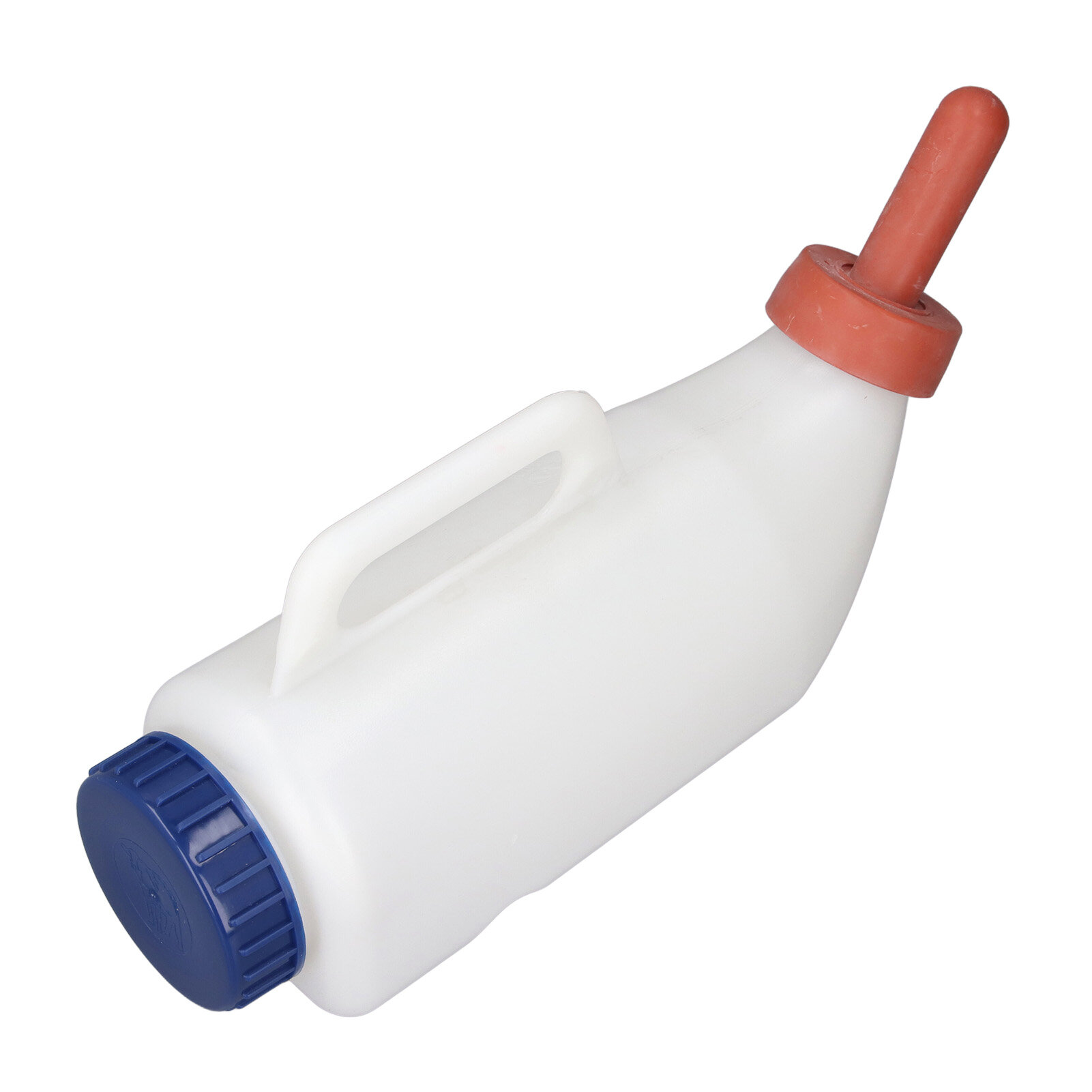 Бутылочка для кормления телят, силиконовая соска, полиэтилен, 2 л, непроливаемая, для крупного рогатого скота и овец
