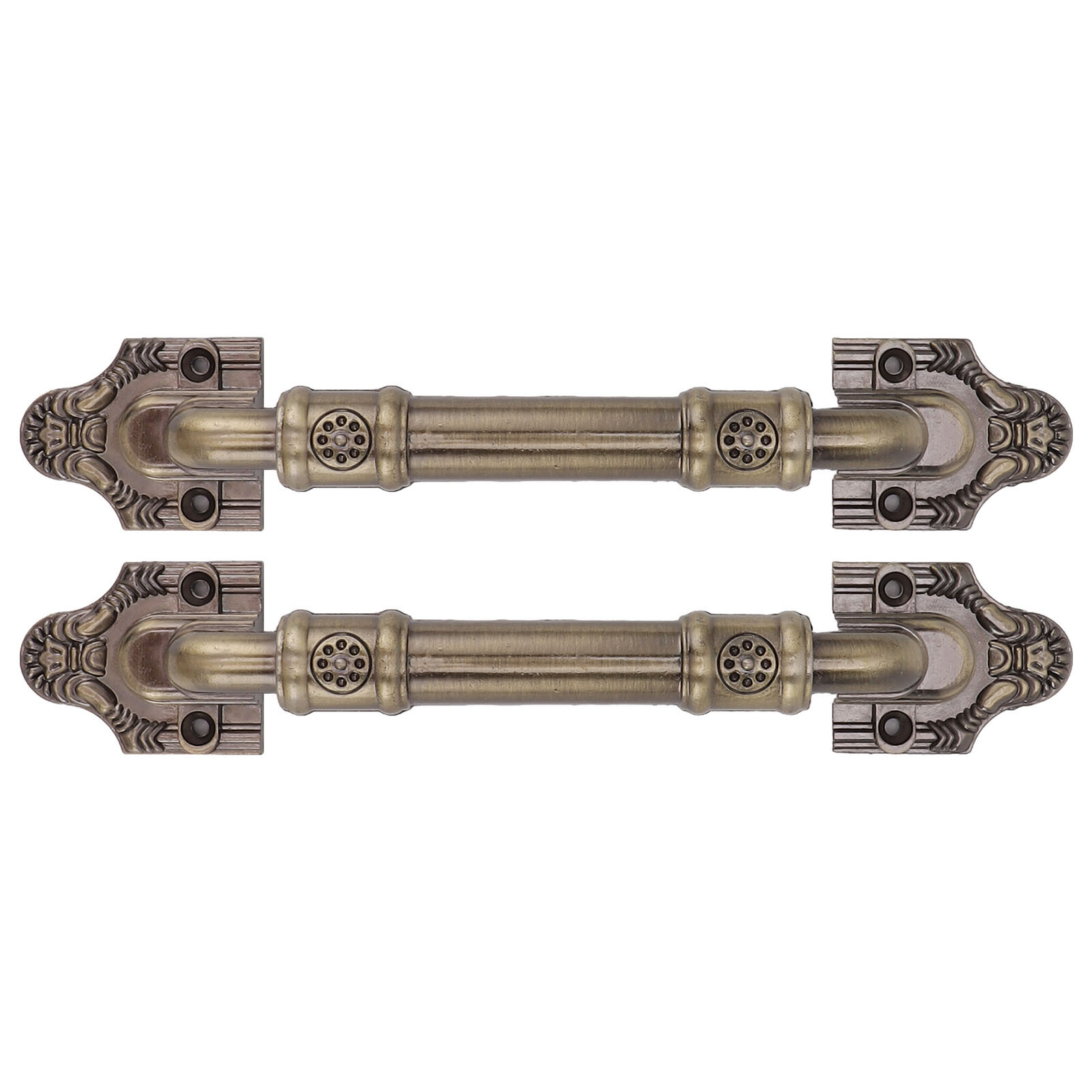 Шт. антикварные дверные ручки сарая бронзового цвета, простая установка, винтажная ручка ящика для ворот, шкафов, шкафов