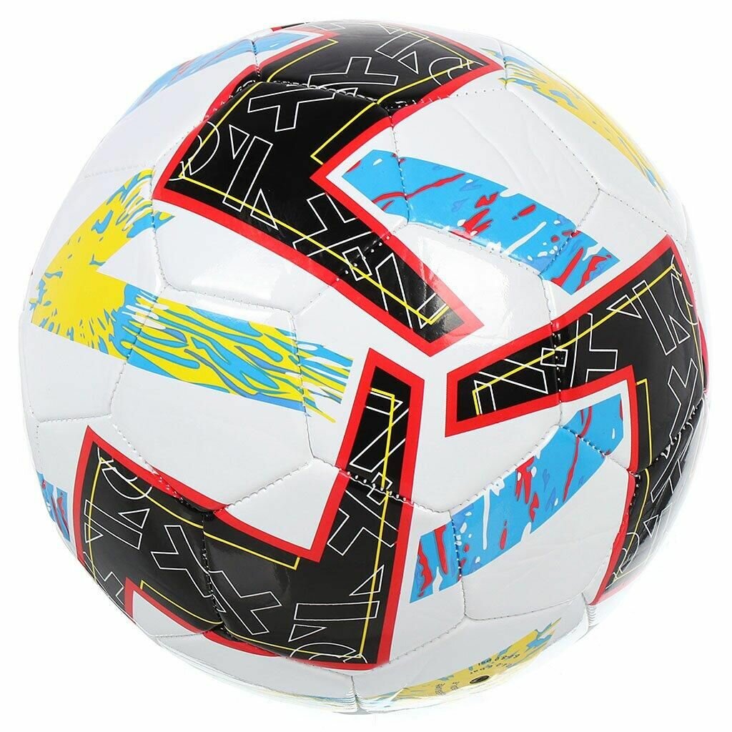 Мяч футбольный КНР диаметр 20.5 см, резина, термосшивка, камера латекс