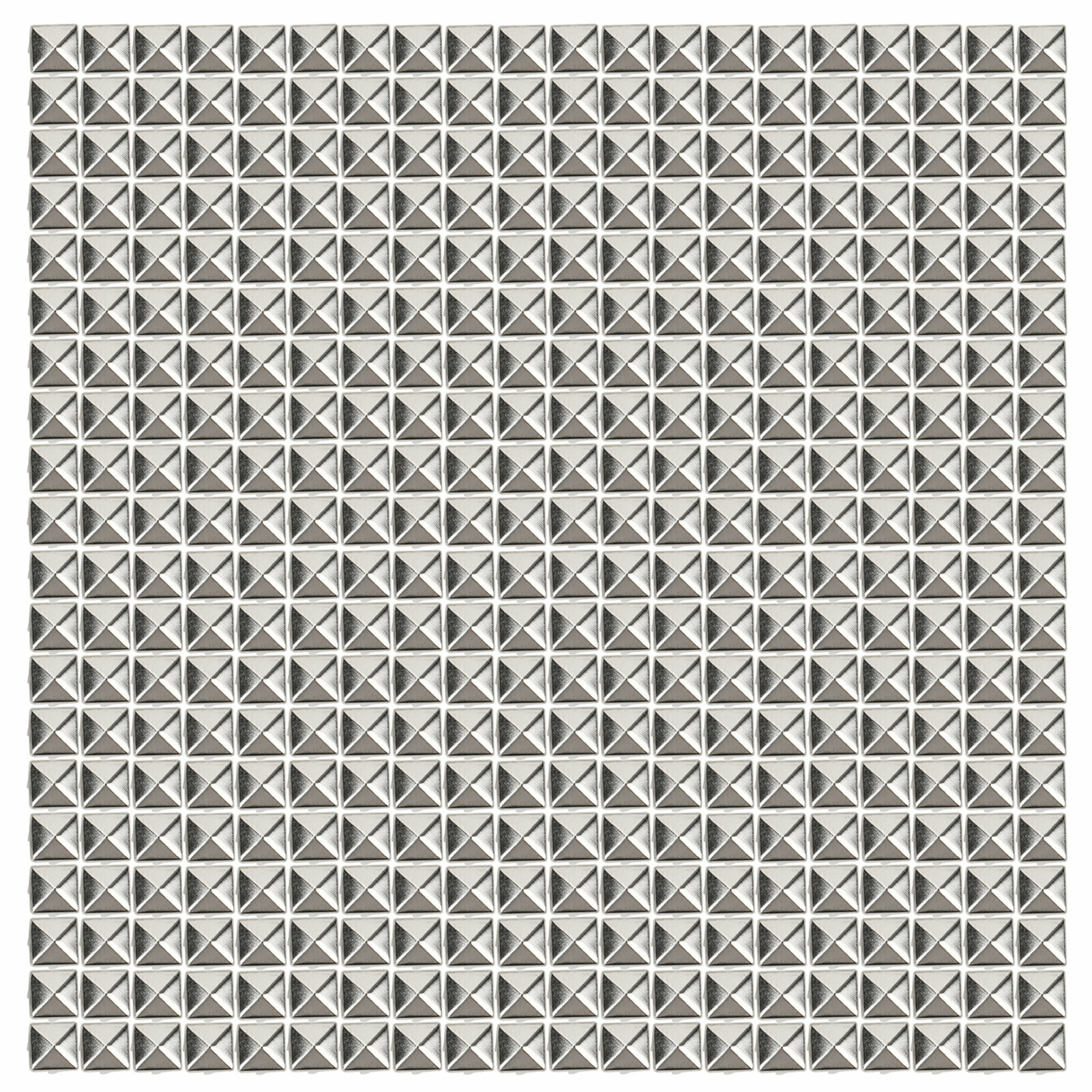 400 Sets 4MM-7MM DIY Leathercraft Spike Rivets Square Studs Bags Shoes Belt AccessoriesSilver 5mm