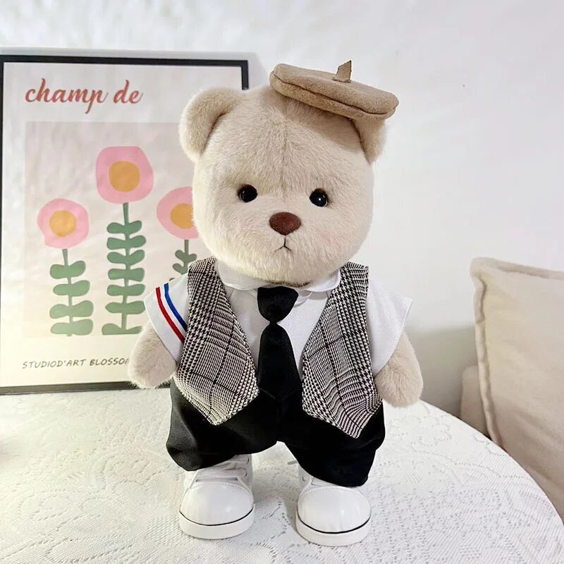 Плюшевый медведь в костюме, 30 см, gentleman