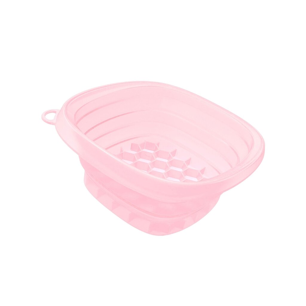 Складной умывальник для ухода за лицом со льдом- прозрачный розовый