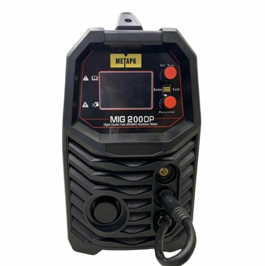 Сварочный полуавтомат, метарк, MIG 200, Dual Pulse, Synergy, 7.7 кВ·А, IP21S, горелка MB25