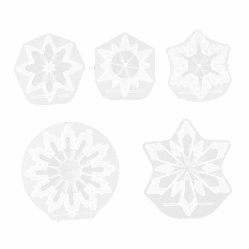 Рождественская Подвеска в виде Снежинки Силиконовая форма Брелок Ожерелье Декор Литейная форма