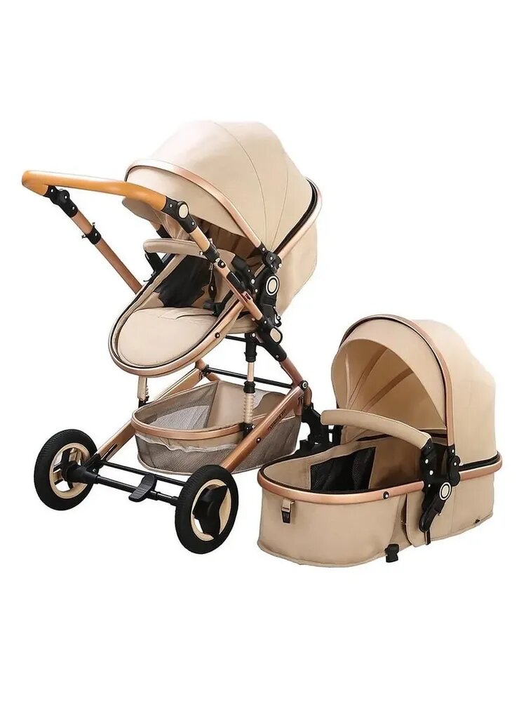 Детская коляска для новорожденных 2 в 1 Luxmom 530W трансформер