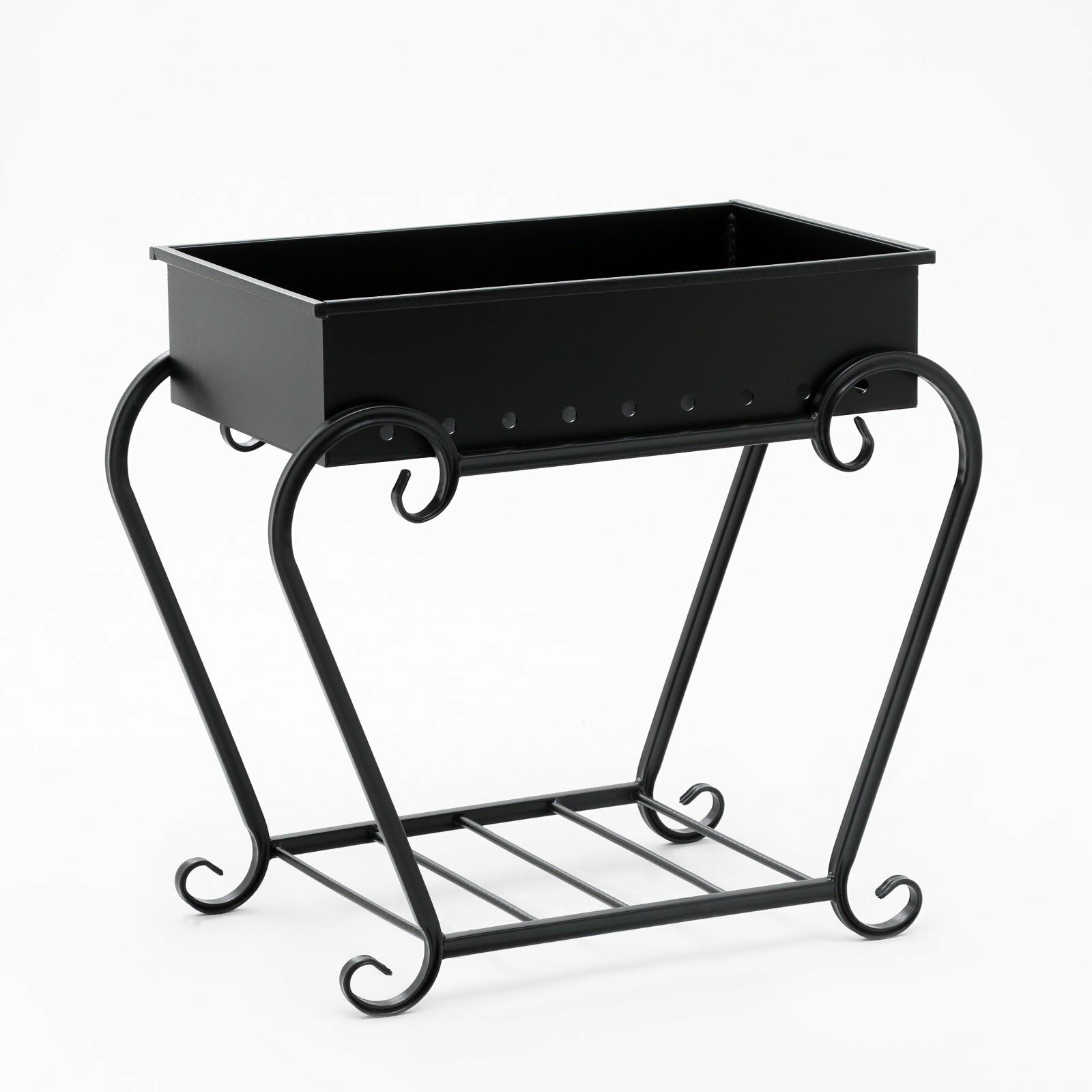 Мангал 500, 60x33x56 см, 8 кг, толщина металла 2.5 мм, низкая подставка