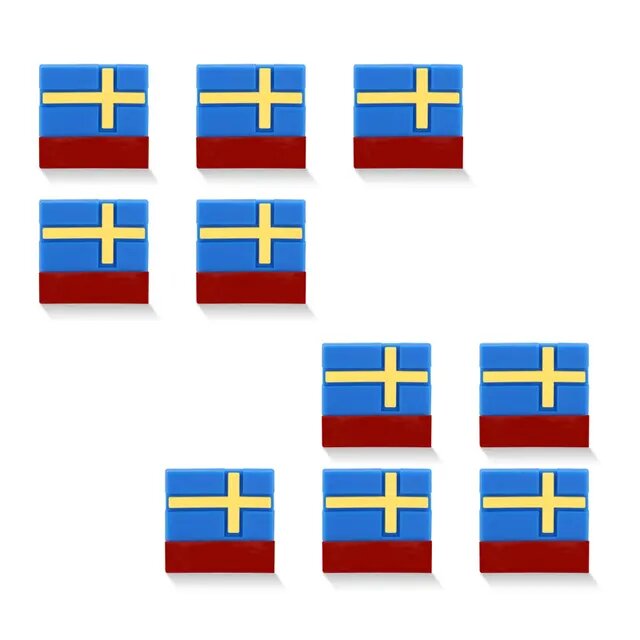 Силиконовый логотип Шведский флаг для автомобиля Volvo V40 V60 XC40 XC60 XC90 S40 S90