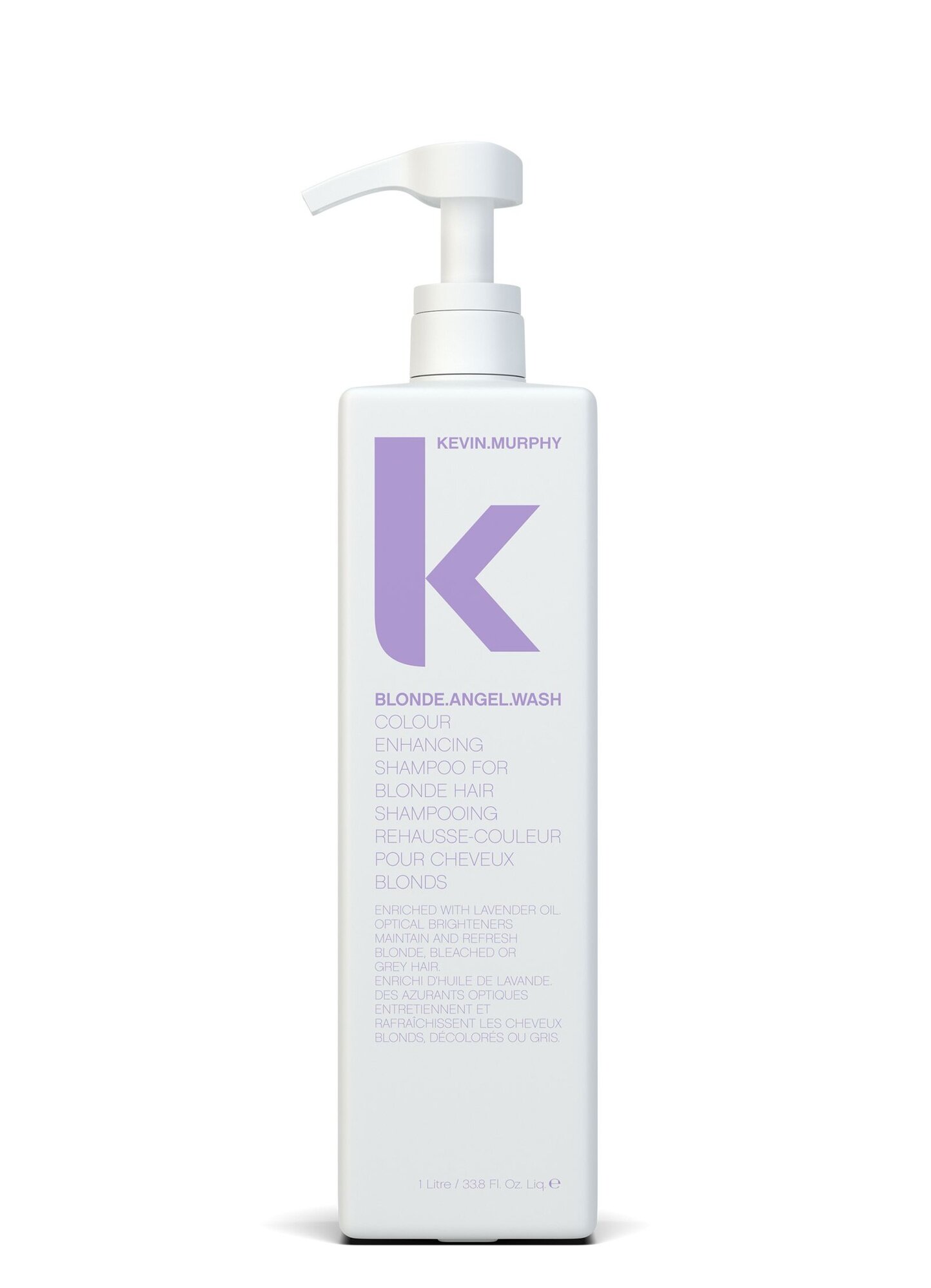 KEVIN.MURPHY Фиолетовый шампунь для светлых и мелированных волос Angel Blonde Wash, 1000 мл