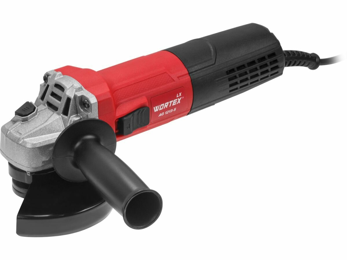 Одноручная углошлифмашина WORTEX LX AG 1213-5 1300 Вт, 125 мм, с регулировкой оборотов (1335895)