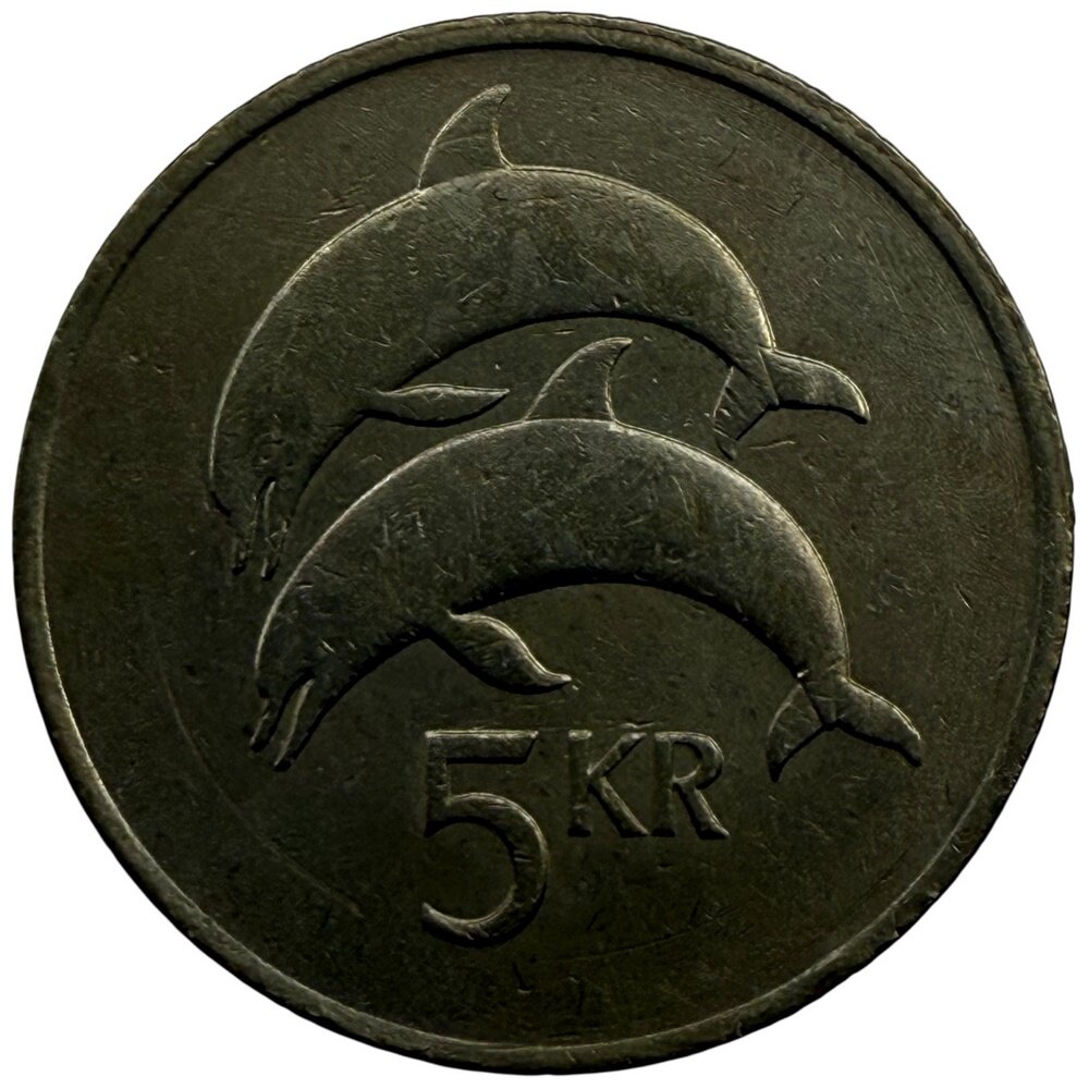 Исландия 5 крон 1987 г.