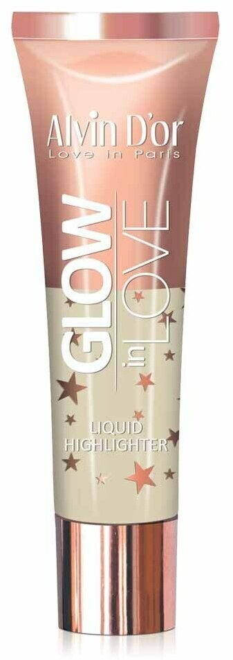 Alvin D'or, Жидкий хайлайтер GLOW in LOVE (тон 01 Перламутровый)