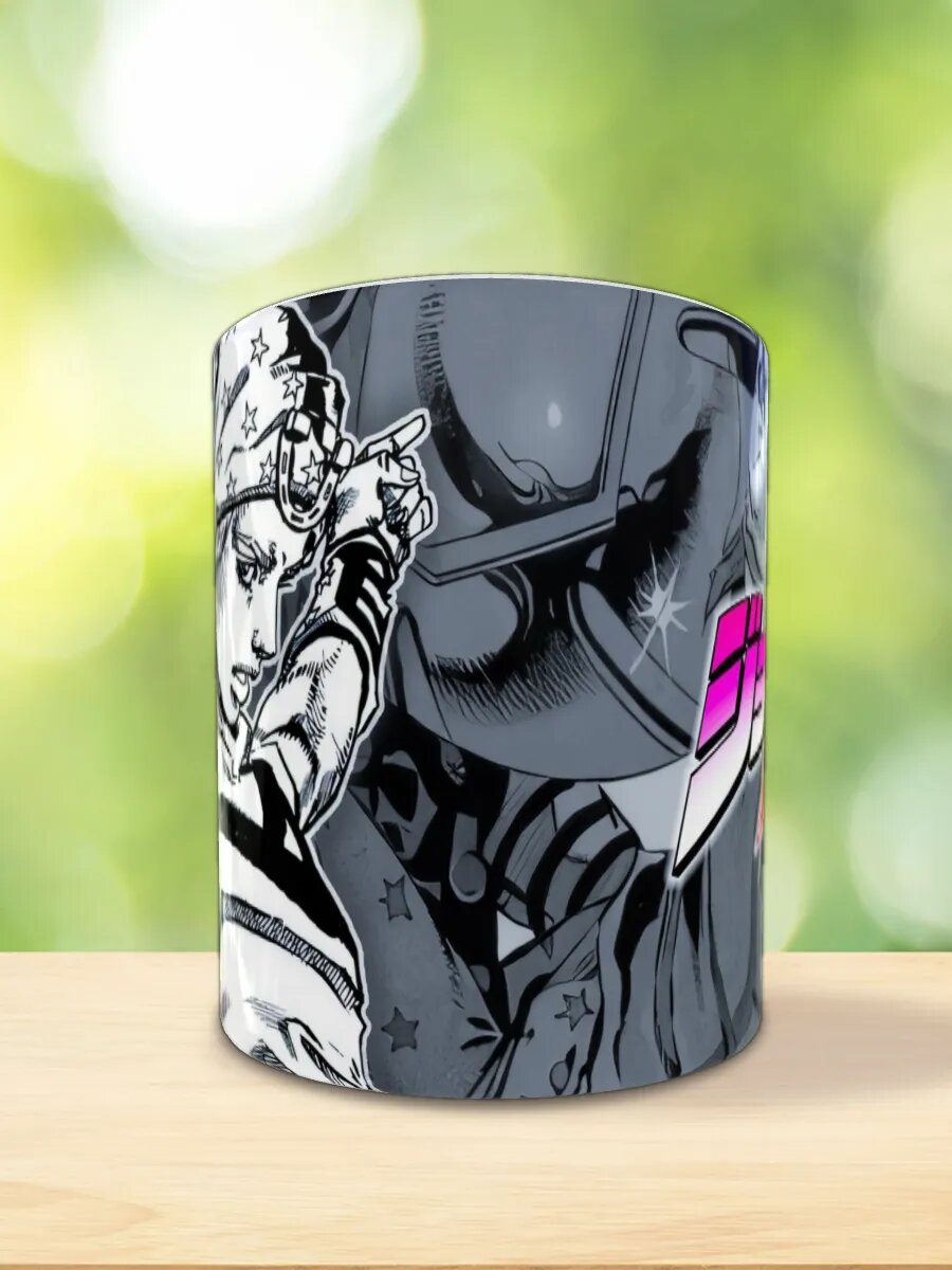 Кружка Jojo's Bizzare Adventure манга Хирохиро Араки
