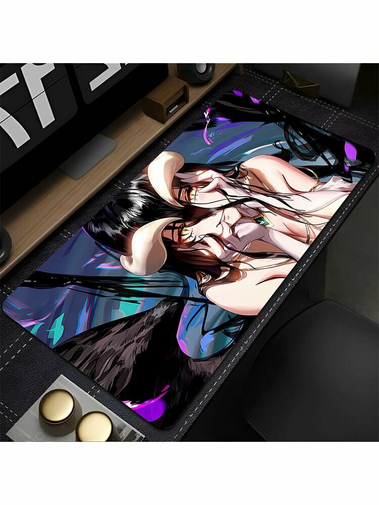 Коврик для мыши Overlord Albedo, с игровой клавиатурой, нескользящий, XXL, 400х900 мм