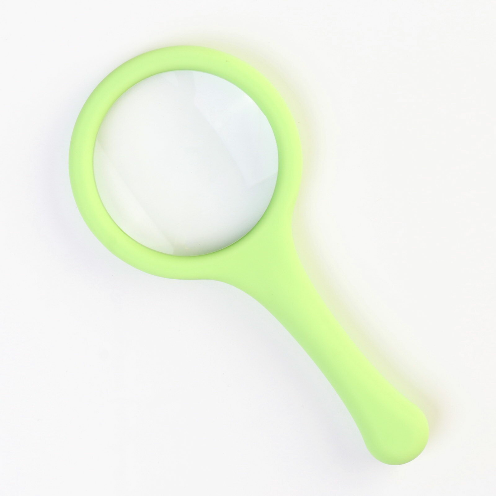 Лупа классическая, кратность 2, линза 60 мм, прорезиненная ручка