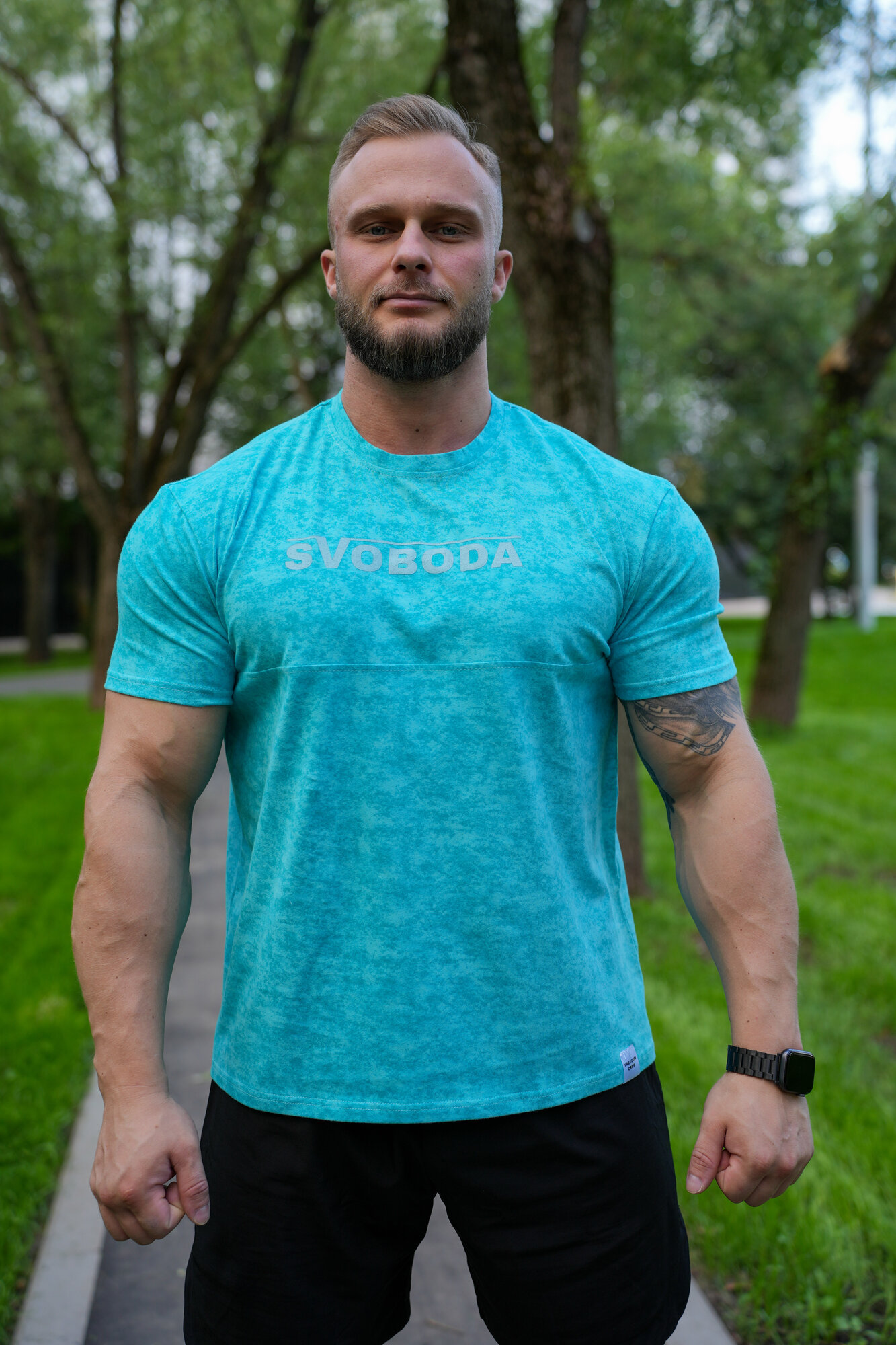 Футболка спортивная "SVOBODA"