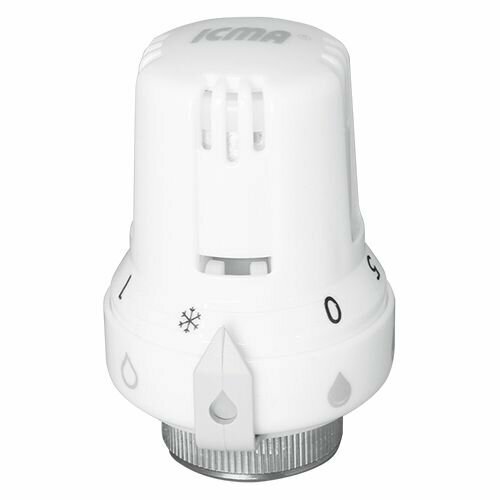 Термостатическая головка ICMA 989, М30 х 1,5 с жидкостным элементом