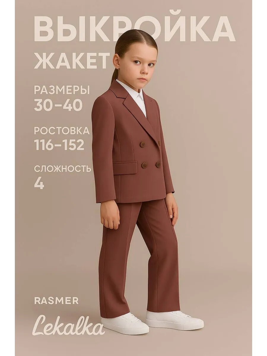 Выкройка: жакет для девочки