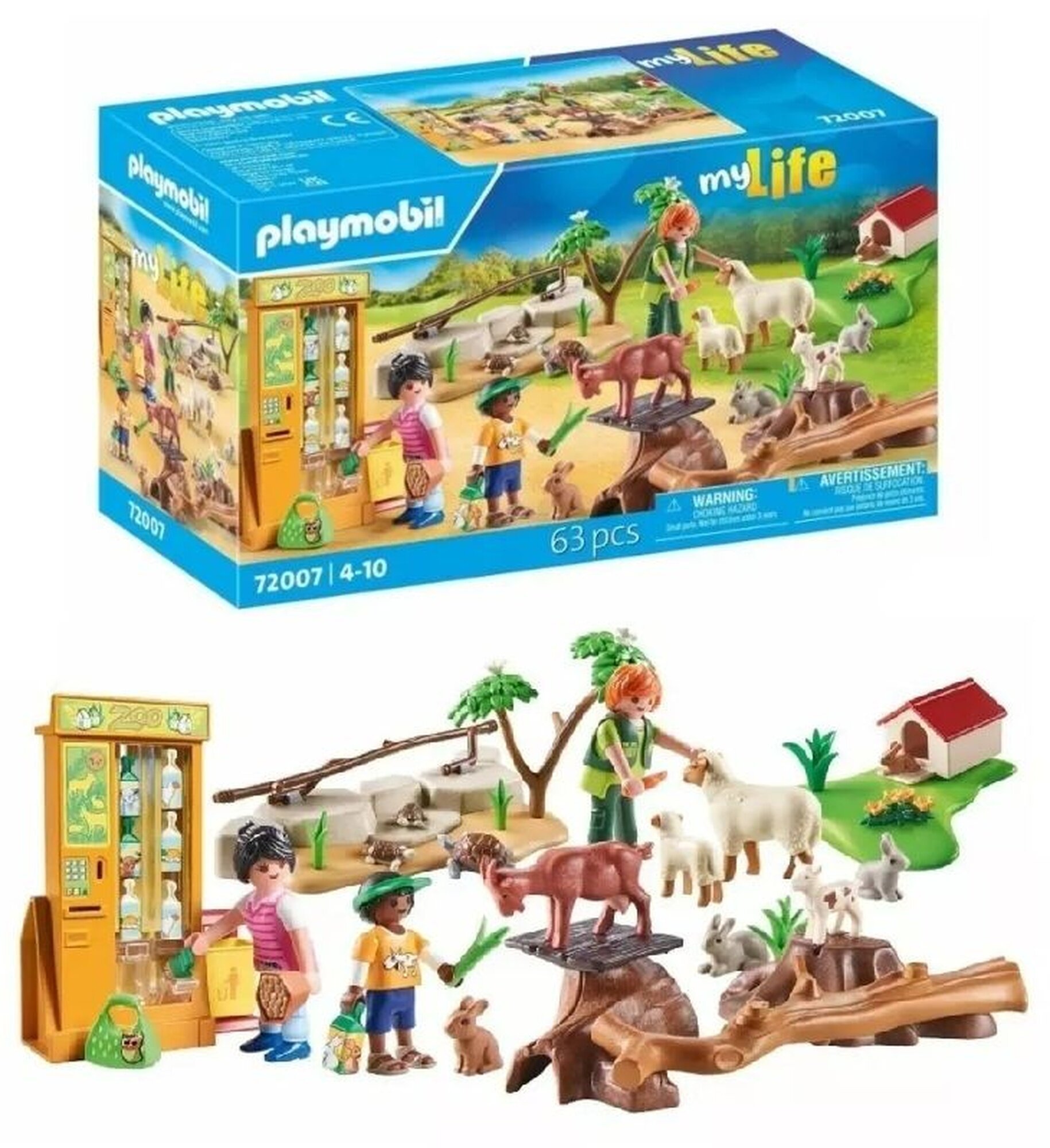 Конструктор Playmobil My Life - Мини-зоопарк для детей - Плеймобиль 72007