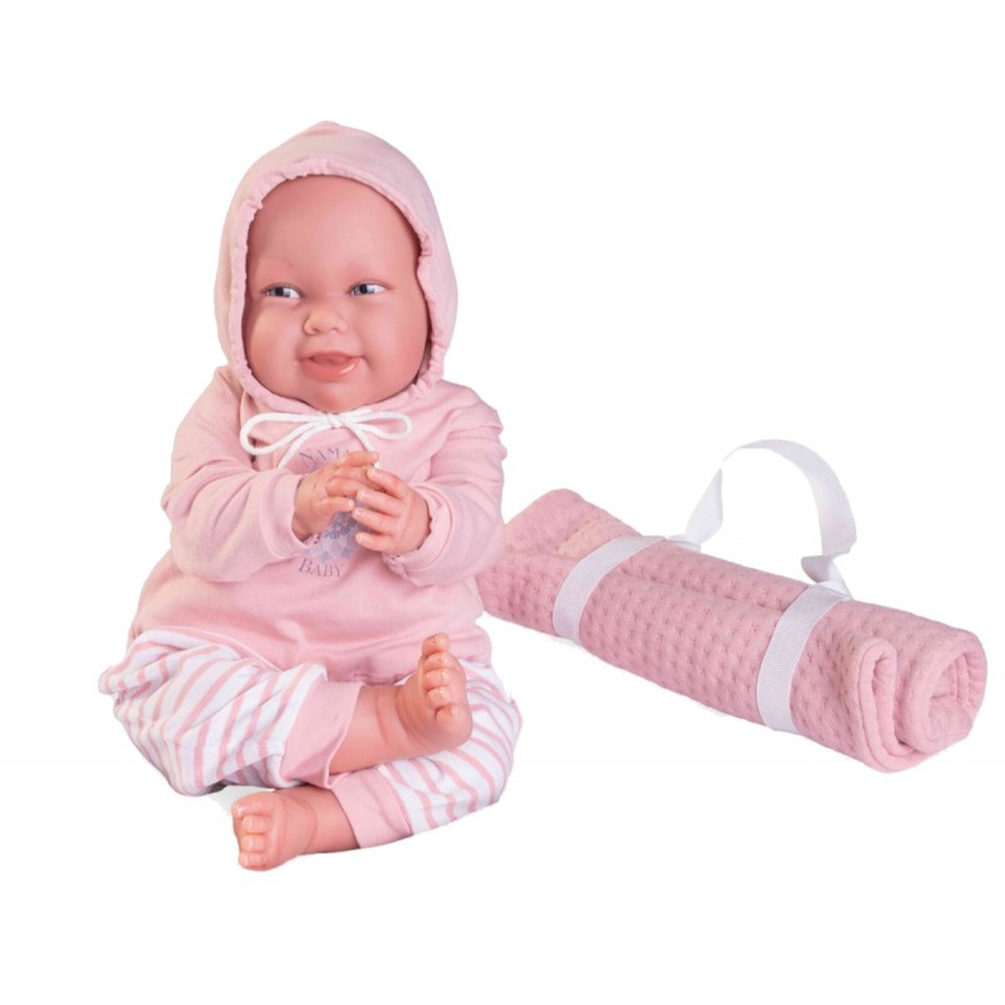 Кукла Antonio Juan Baby Martina Reborn, шарнирная, с пледом, 52см
