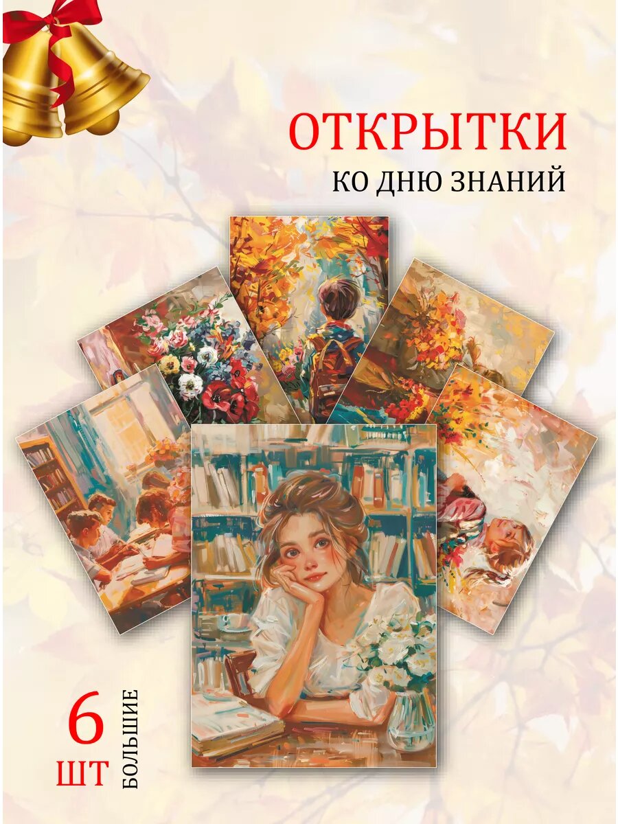 А6 Открытки к 1 сентября Самые лучшие большие открытки формата А6 в нашем мгазине Обнимай словами